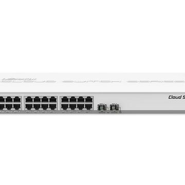 Mikrotik Swos Cloud Switch 24 Port Gigabit 2Sfp+ Css326-24G-2S+Rm