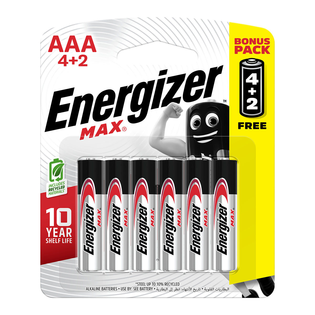 Energizer Max Batteries Bonus Pack AAA | Leroy Merlin South Africa