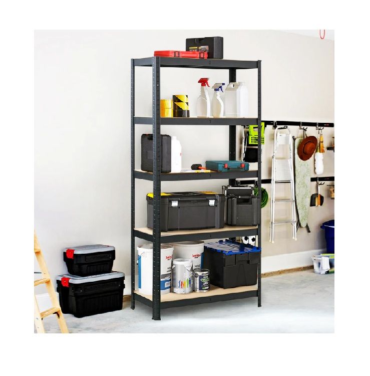 WOODLY The 5 layer matte black shelf | Leroy Merlin South Africa