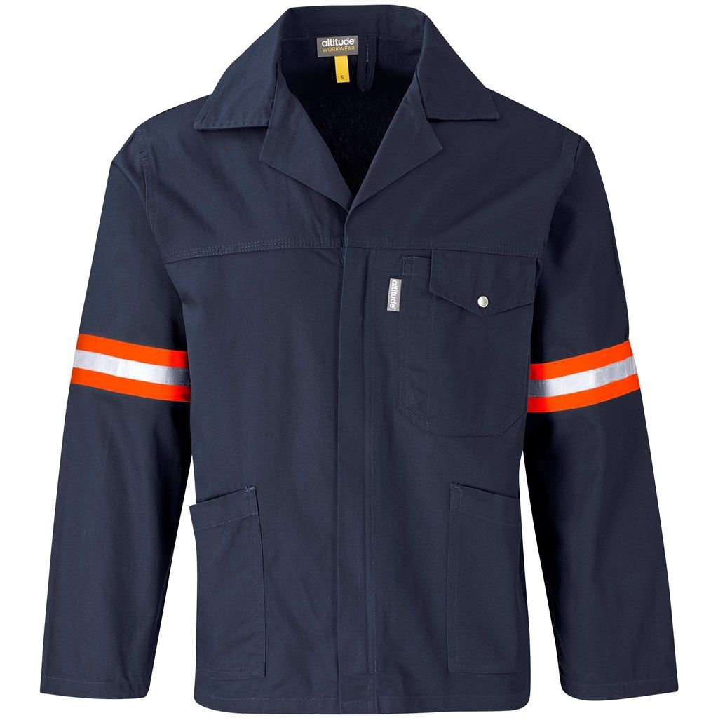Artisan Premium 100% Cotton Jacket - Reflective Arms - Orange Tape ...