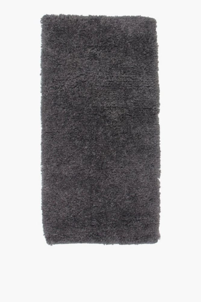 Micro Shaggy Rug – Matt Black 70x140cm, Soft High Pile Comfort | Leroy ...