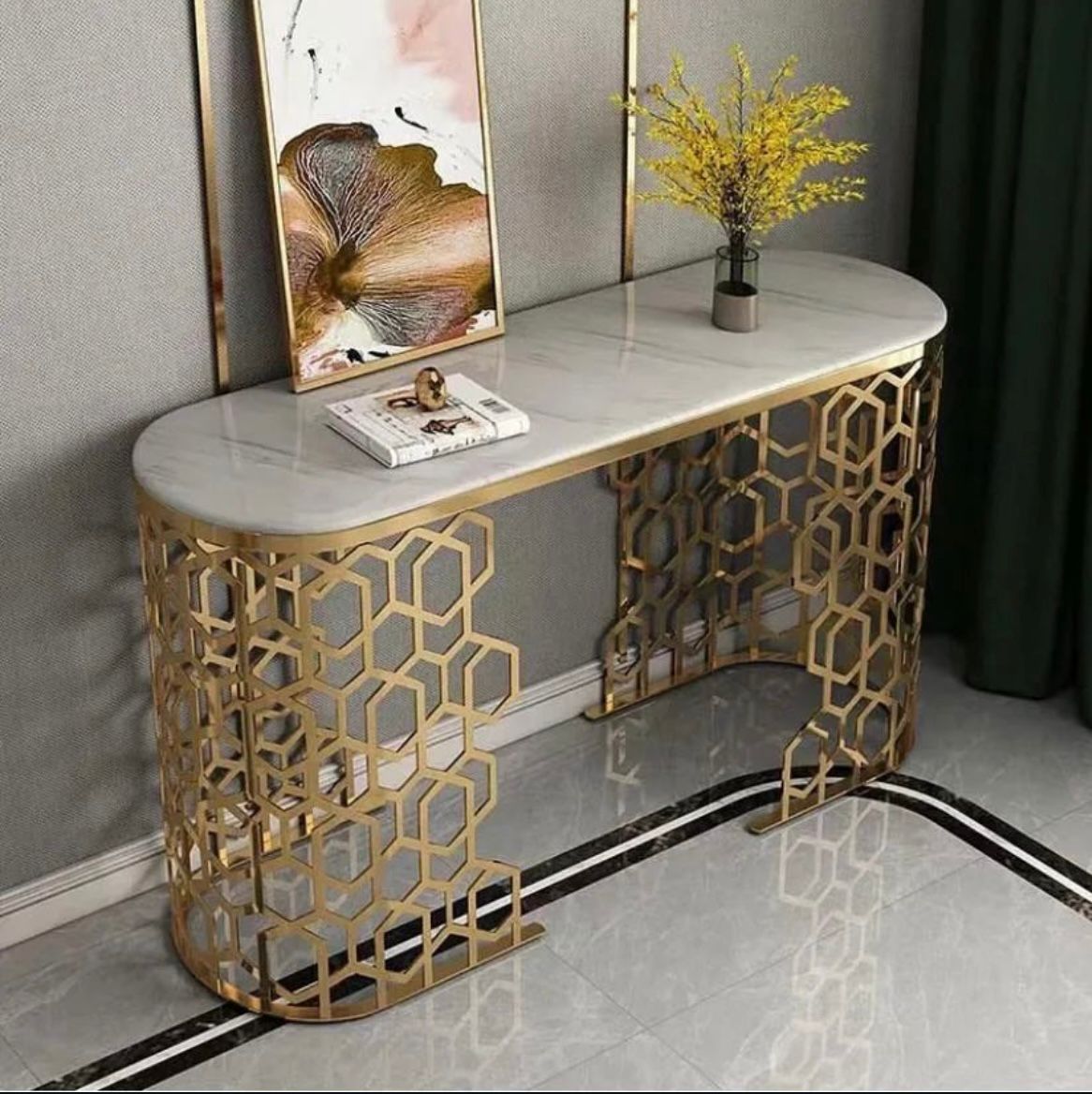 KCW: Rapallo gold console | LEROY MERLIN South Africa