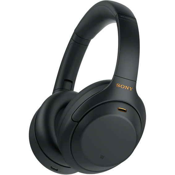 Sony - WH-1000XM4 Wireless Noise-Canceling Over-Ear Headphones - Black ...