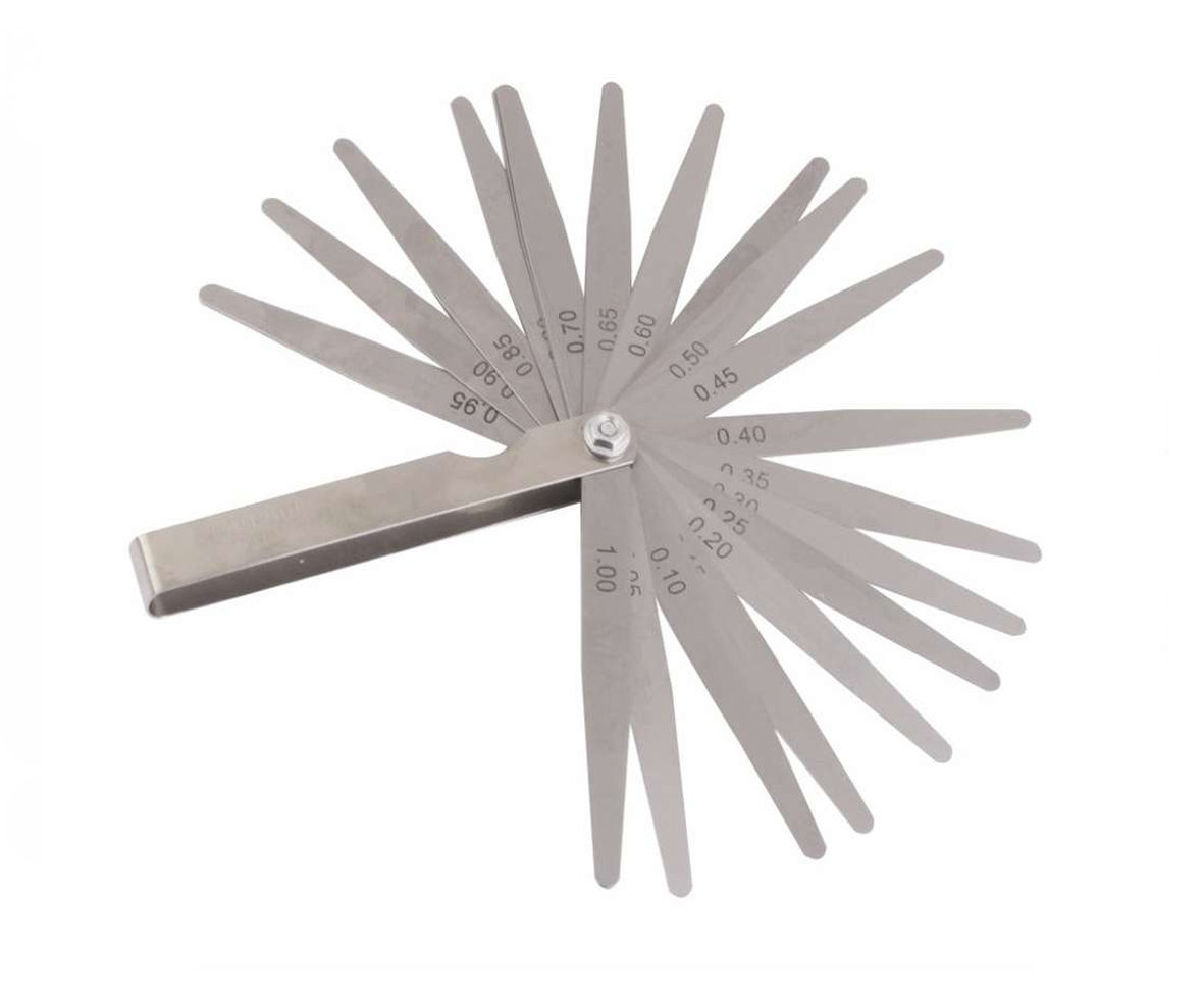 Force - 20 Blade Feeler Gauge 105mm 0.05 - 1.00mm - 2 Pack | LEROY MERLIN South Africa