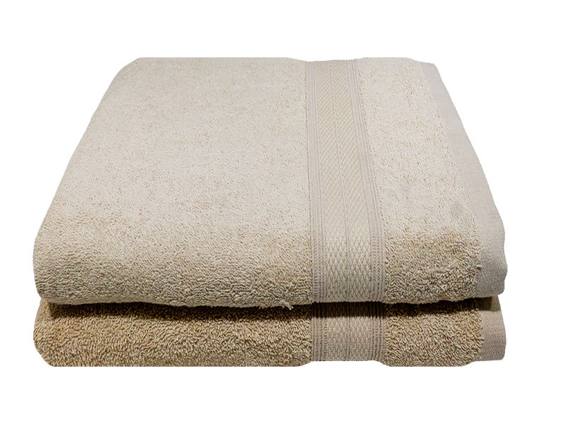 Bunty's Plush 450GSM 70x130cms Bath Towels - Birch(2Pc Pack) | Leroy ...