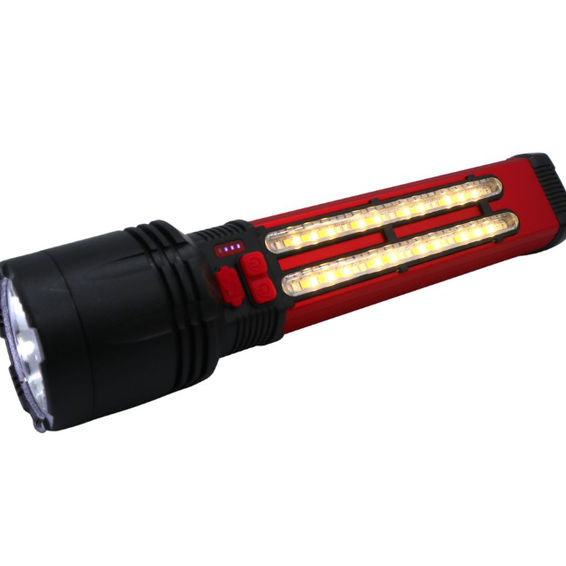Solar Powered Rechargeable Multi Purpose Torch and Cob Light | LEROY ...