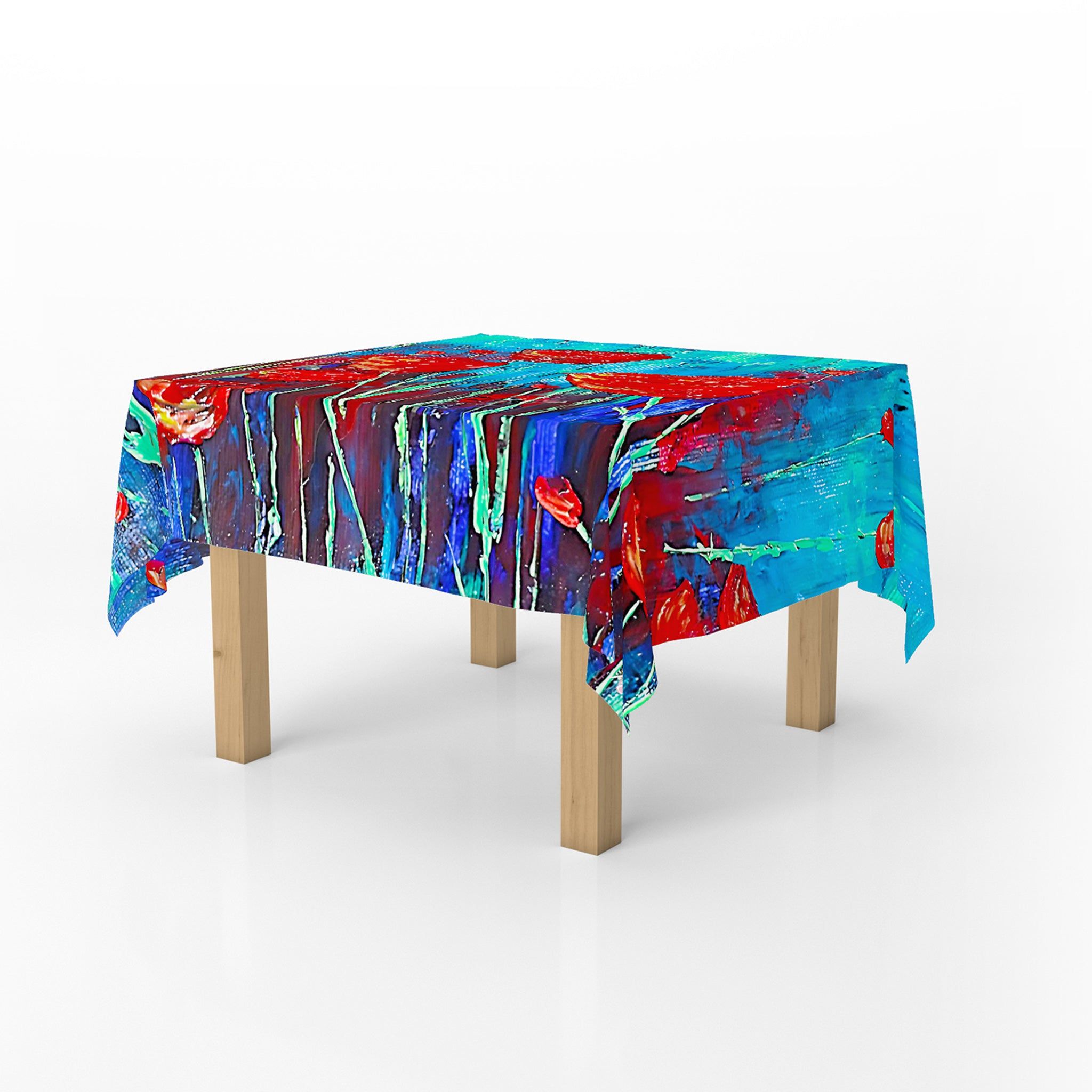 Impressionist Tulips By Jinge for Fifo Square Tablecloth | Leroy Merlin ...