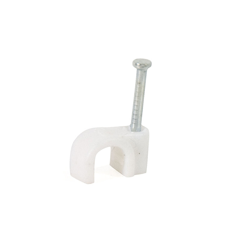 RUWAG Cable Clip Round White 12mm ( Pack of 100 ) | Leroy Merlin South ...