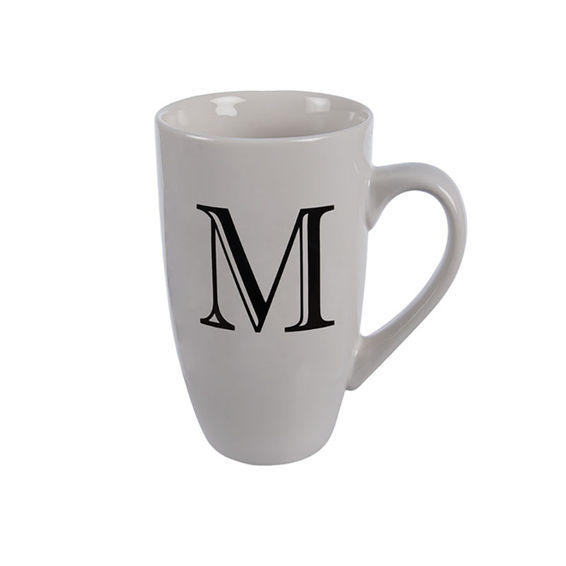 Mug - Household Accessories - Ceramic - Letter M Design - White - 4 ...