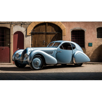 Canvas Wall Art - Cord 812 Vintage Car 1937- B1498 - [120 x 80 cm ...