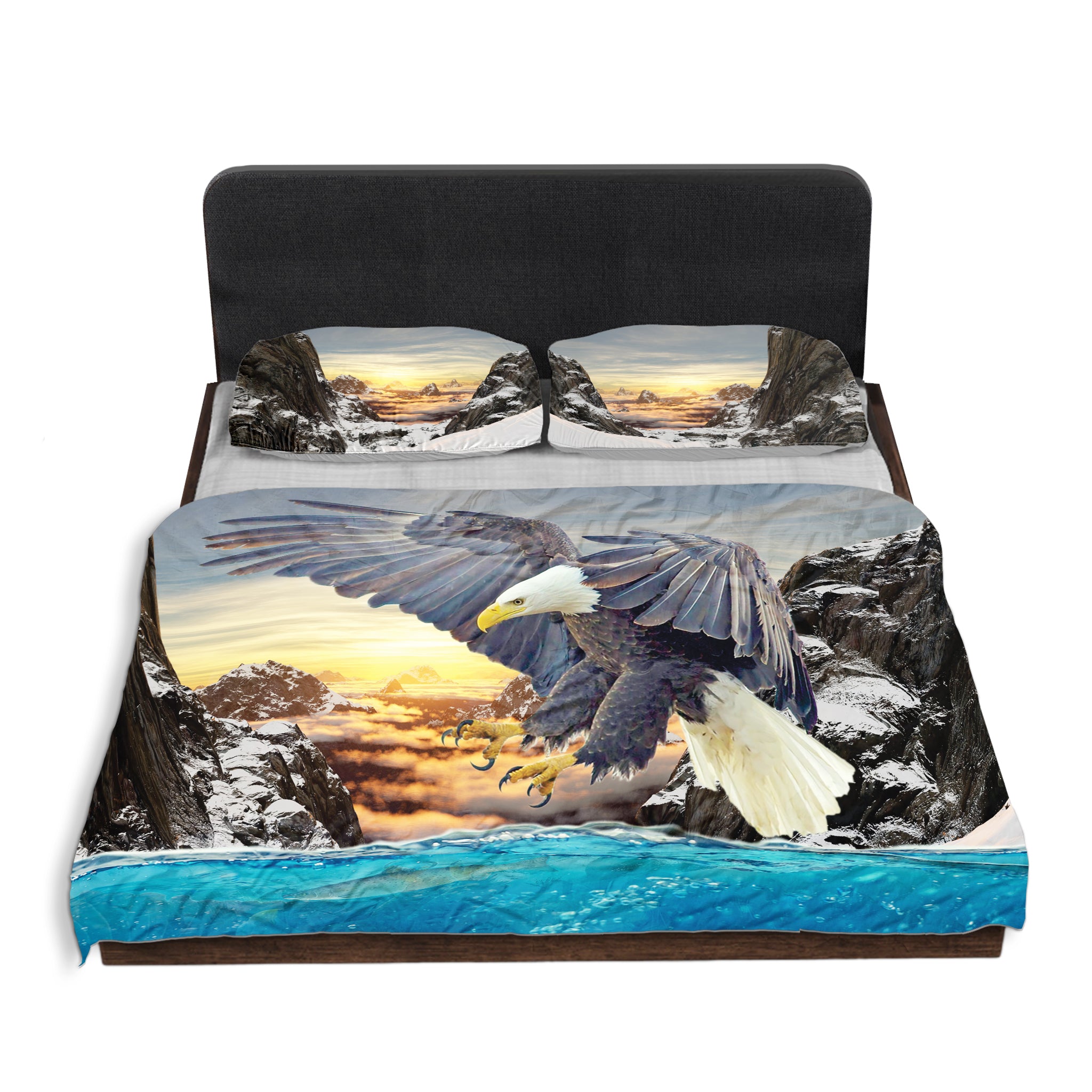 Hunting Fish Eagle Duvet Cover Set King | LEROY MERLIN South Africa
