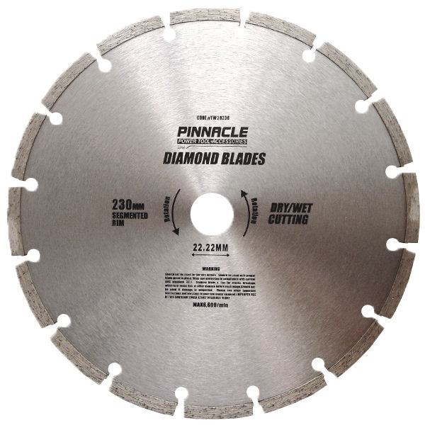 Diamond Blade Segmented 230Mm Pinnacle Brand | LEROY MERLIN South Africa