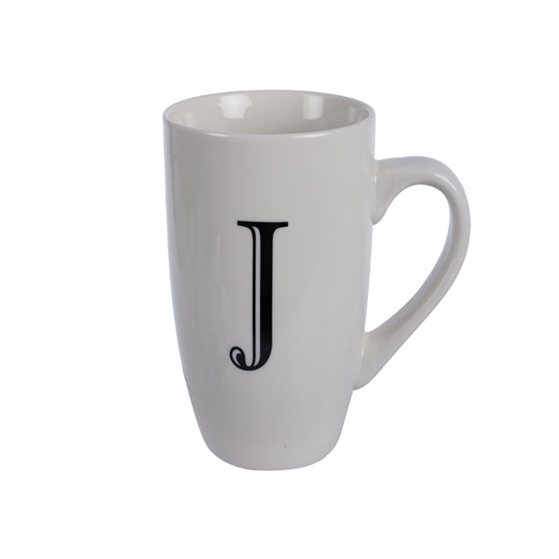 Mug - Household Accessories - Ceramic - Letter J Design - White - 4 ...
