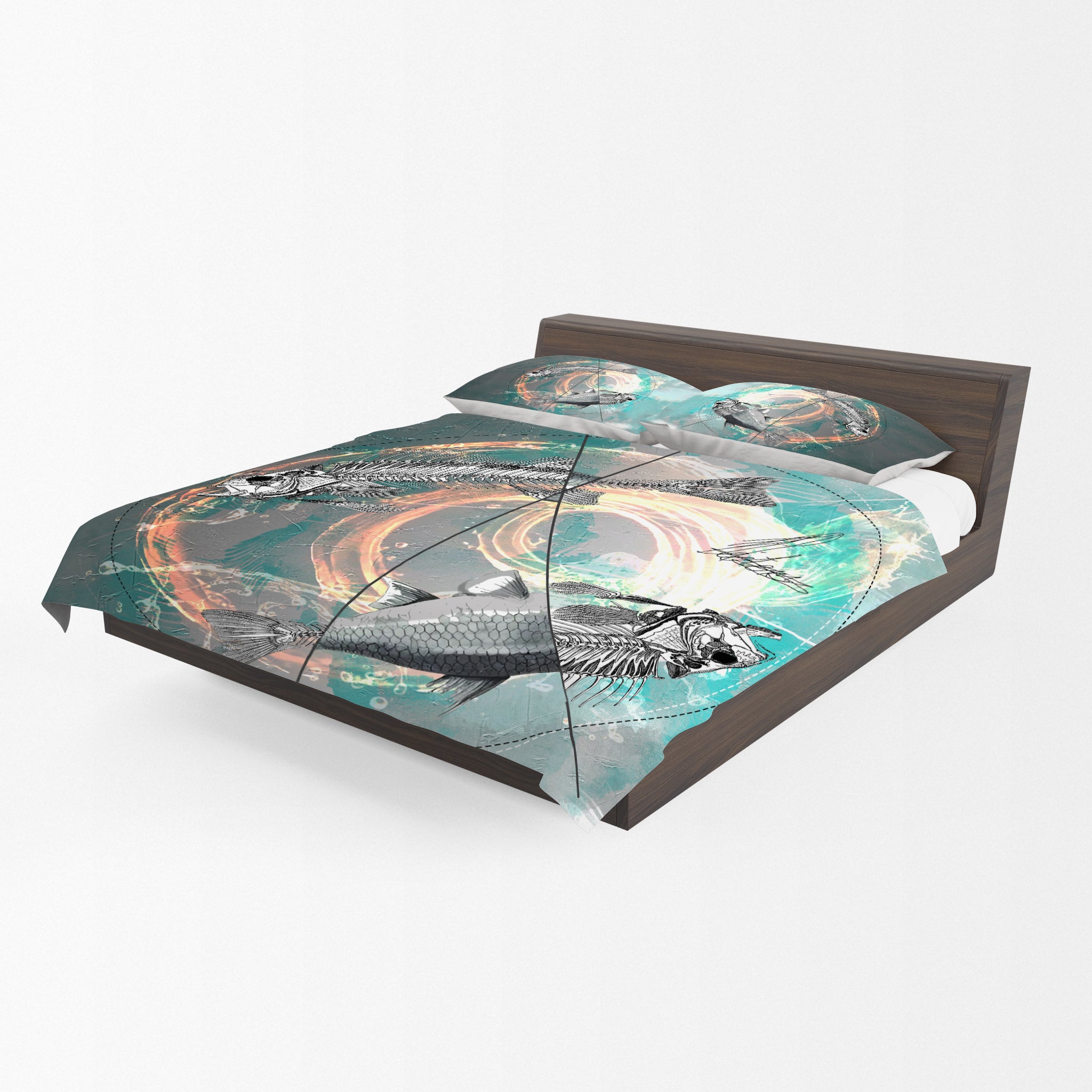 Pisces Fish Zodiac By Nathan Pieterse Duvet Cover Set Double | LEROY ...
