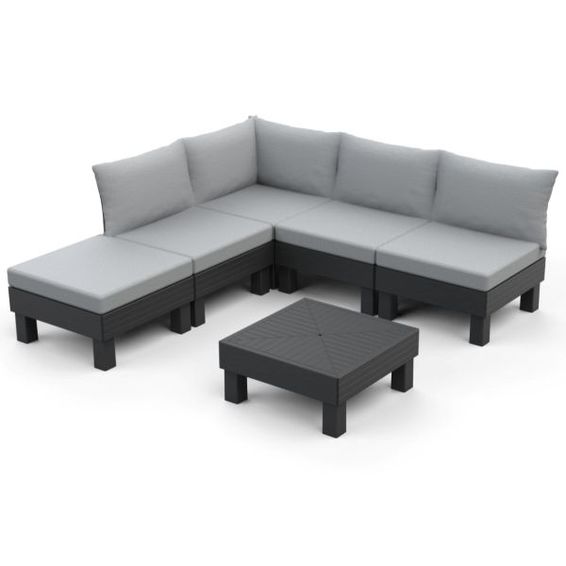 Keter 5 Seater Modular Lounge Set | Leroy Merlin South Africa