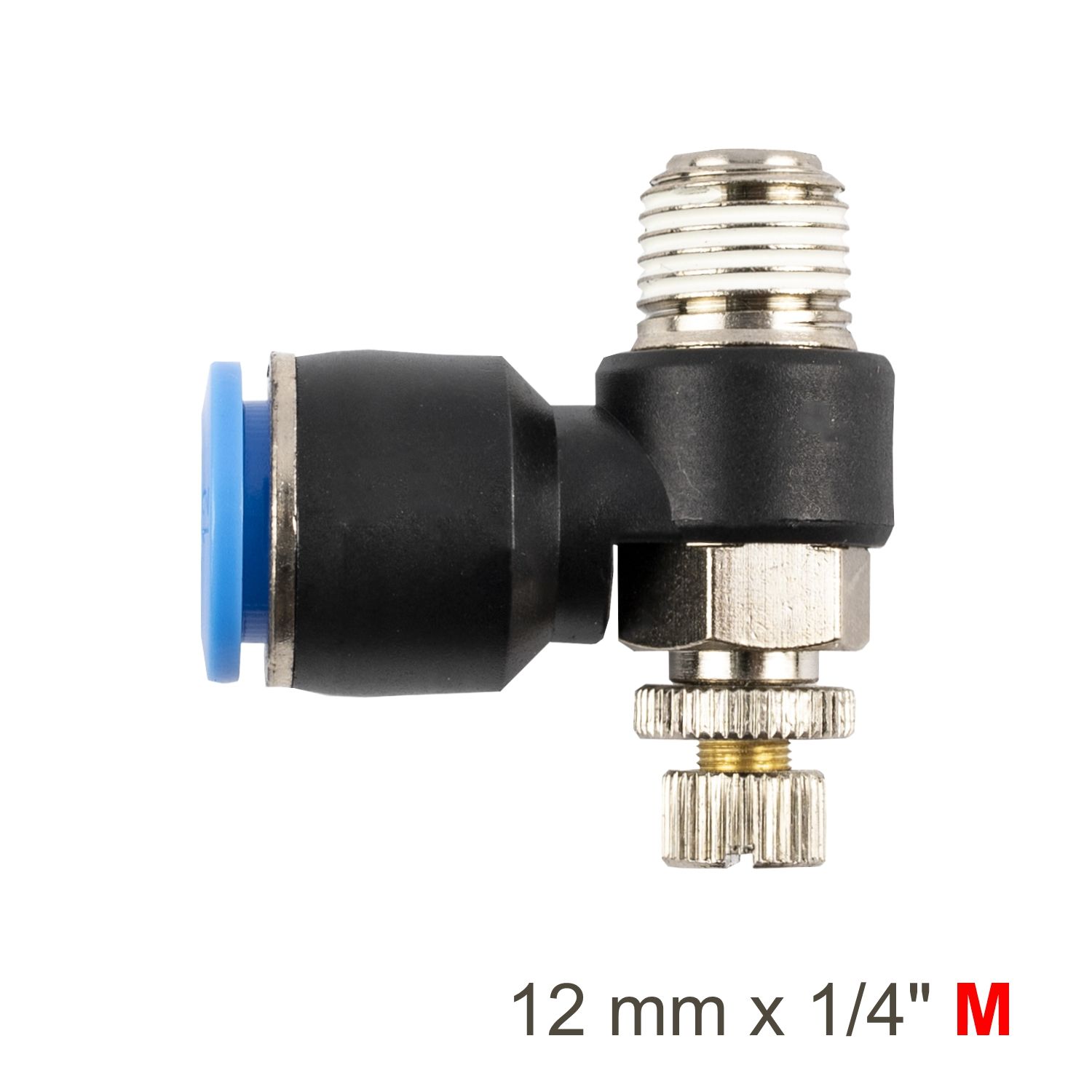 FLOW CONTROL SWIV. ELBOW PU 12MM X 1/4' M | LEROY MERLIN South Africa