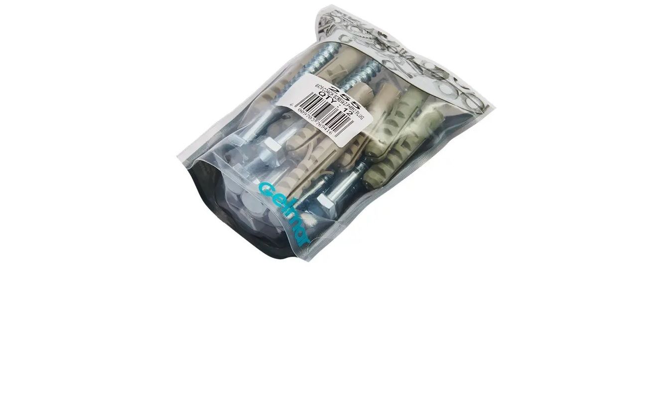 Coach Screws with Plugs, M8 x 75mm, 12 Pieces (4 pack) BY WOODLY ...