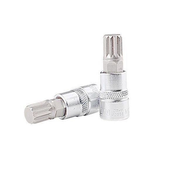 Fixman - 3/8" Dr.Bit Spline Socket M12 - 4 Pack | LEROY MERLIN South Africa