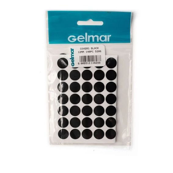 Hole Covers, Black, 12mm, 140 Pieces (4 pack) BY WOODLY | Leroy Merlin ...