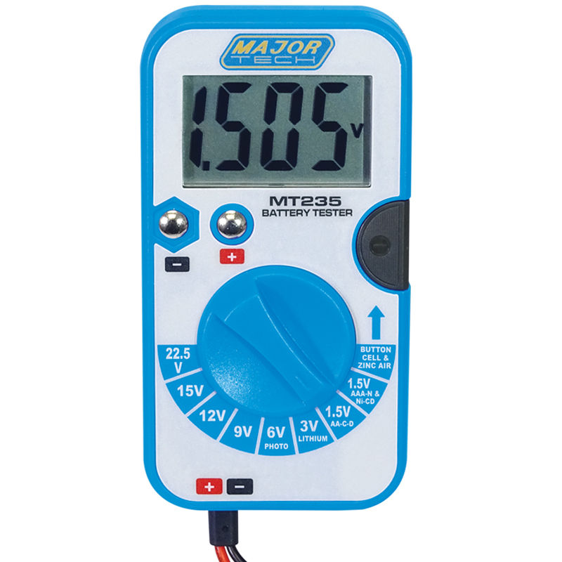 Battery Tester (MT235) - Major Tech | Leroy Merlin South Africa