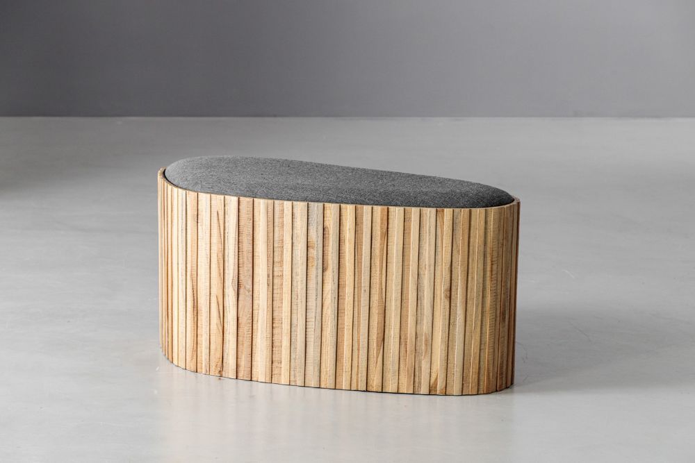 Grover Storage Ottoman Modern Minimalist Footrest & Hidden Storage ...