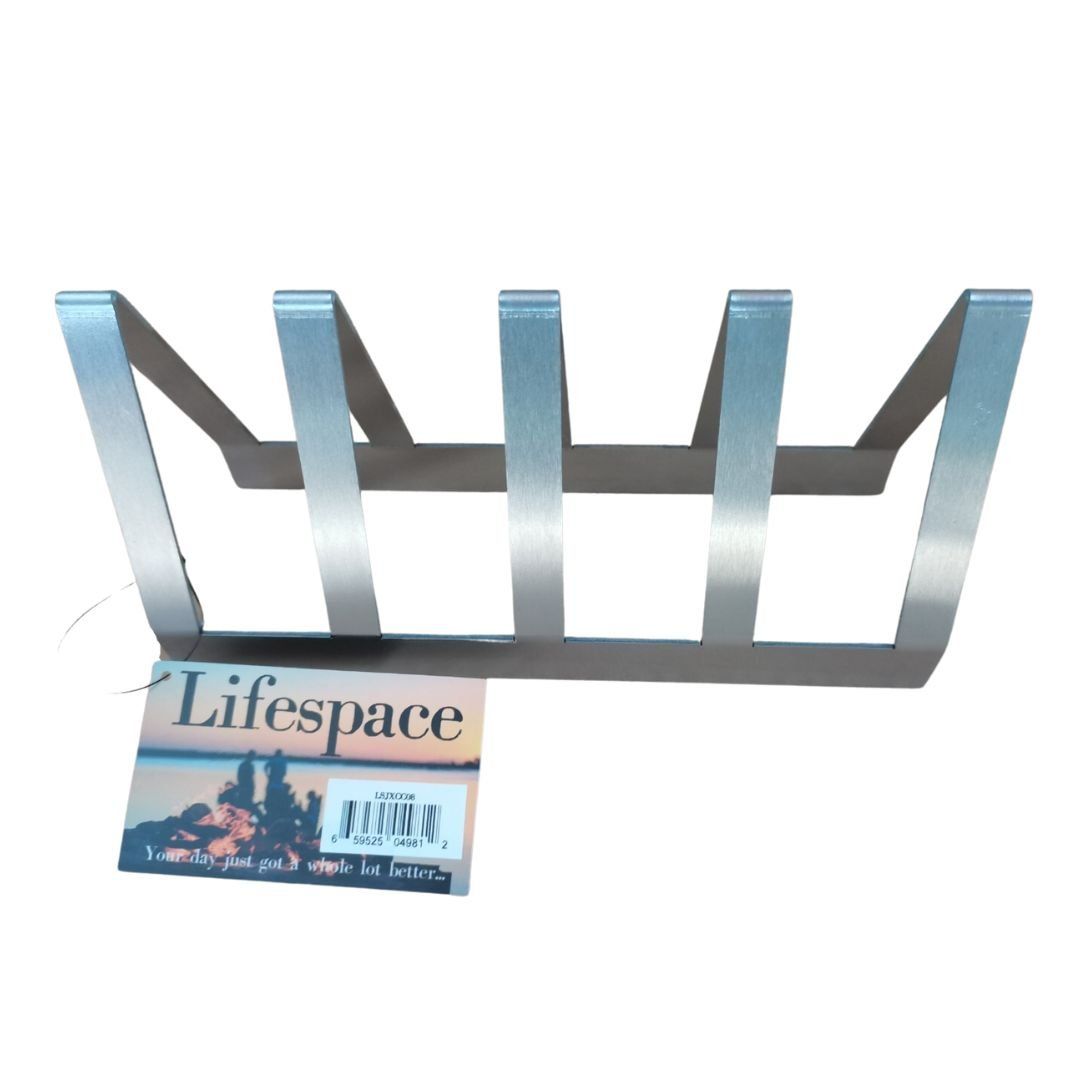 Lifespace Premium Stainless Steel T-Bone / Chop Rack - 4 Slot | LEROY ...
