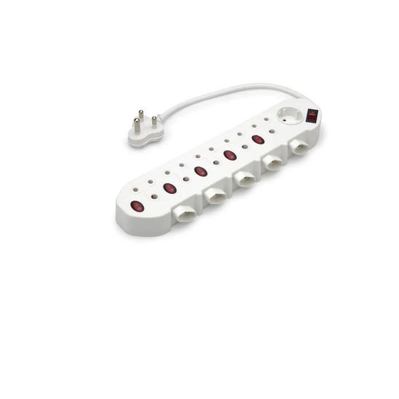 11 Way Multi-Plug, 5 x 3Pin, 5 x 2Pin, 1 x Schuko BY WOODLY | Leroy ...