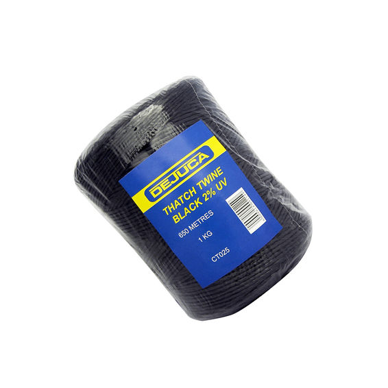 Poly Twine Thatch Black 650M 1Kg 2%Uv (Roll) - 2 Pack | Leroy Merlin South Africa