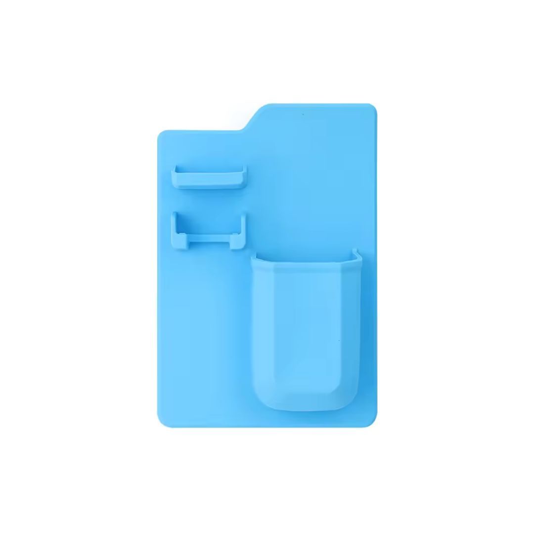 Silicone Bathroom Wall Storage Organizer - BLUE