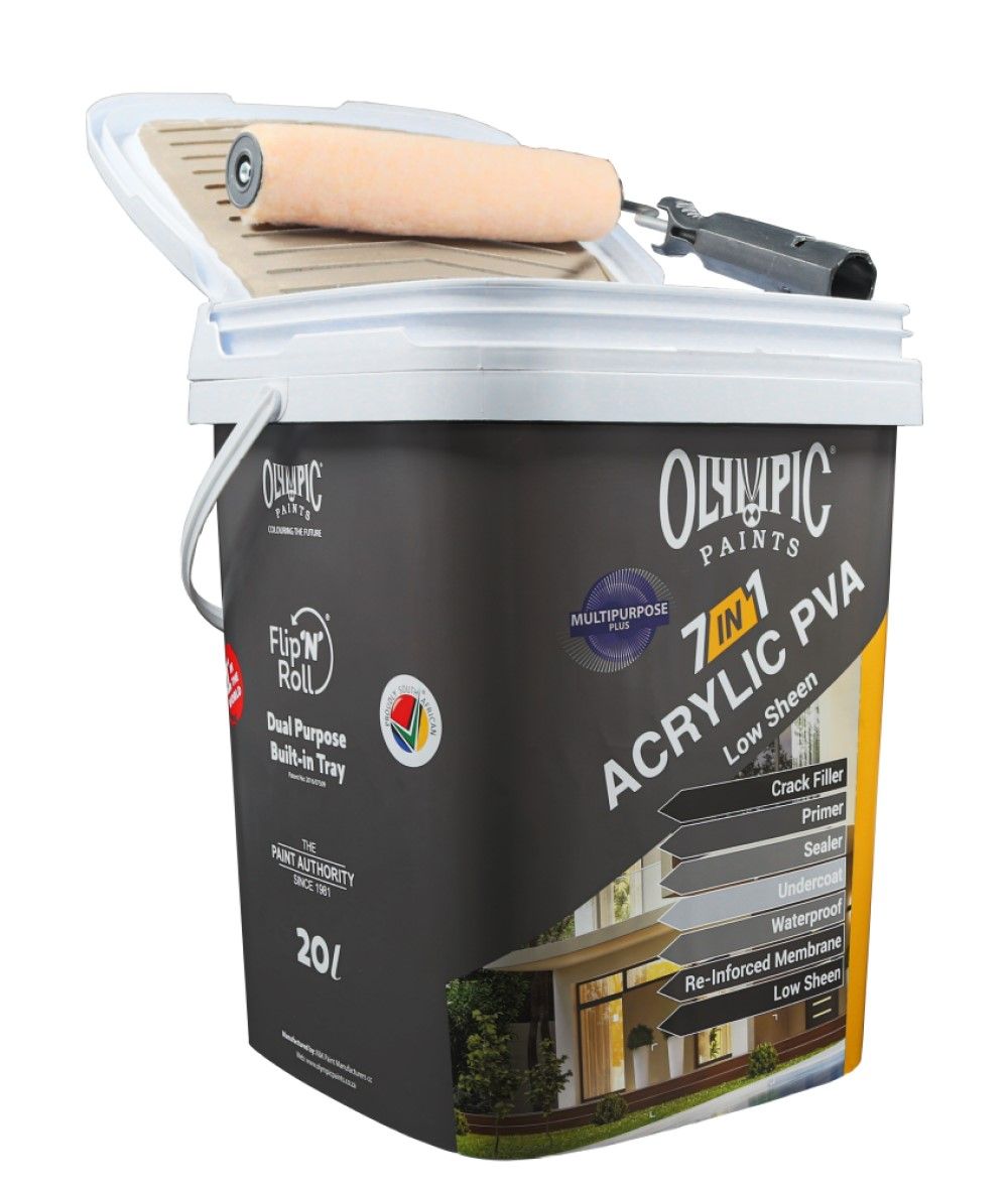 Olympic Paint 7 in 1 PVA 20LT Night Sky | LEROY MERLIN South Africa
