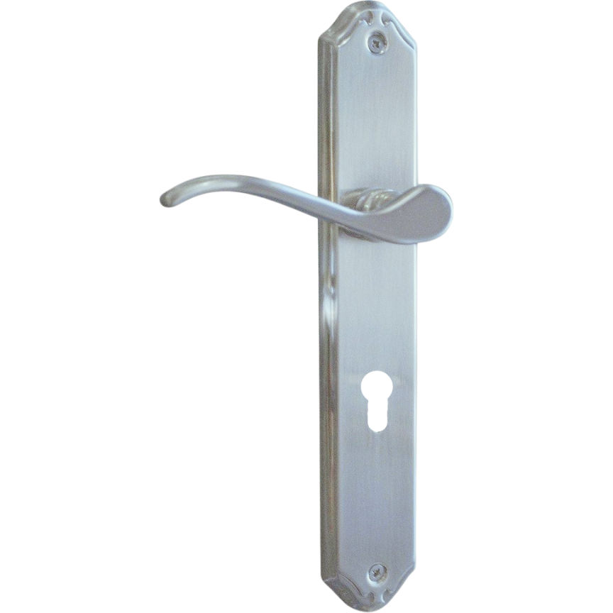 Classic lever handle on plate