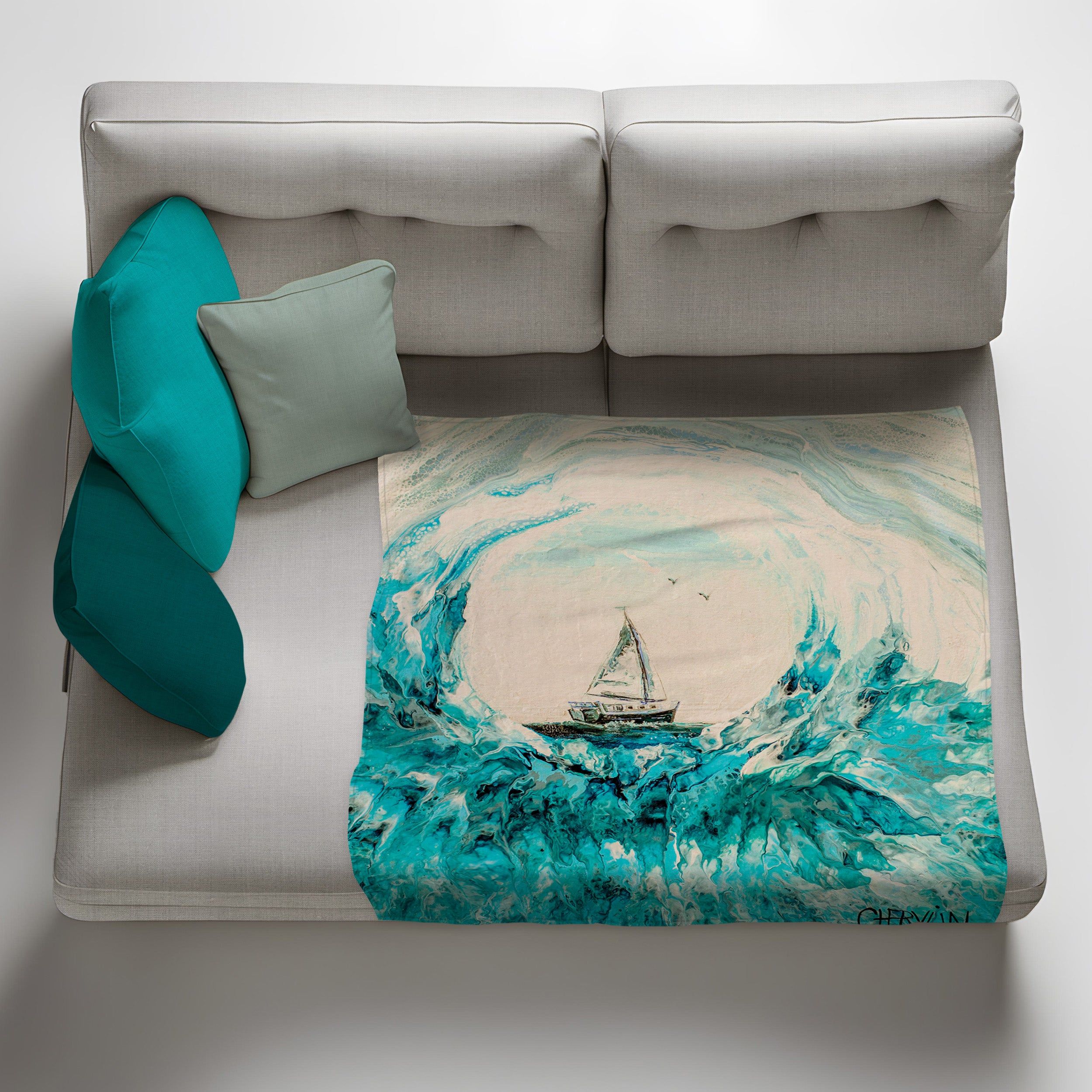Through The Looking Glass Light Weight Fleece Blanket by Cherylin Louw ...