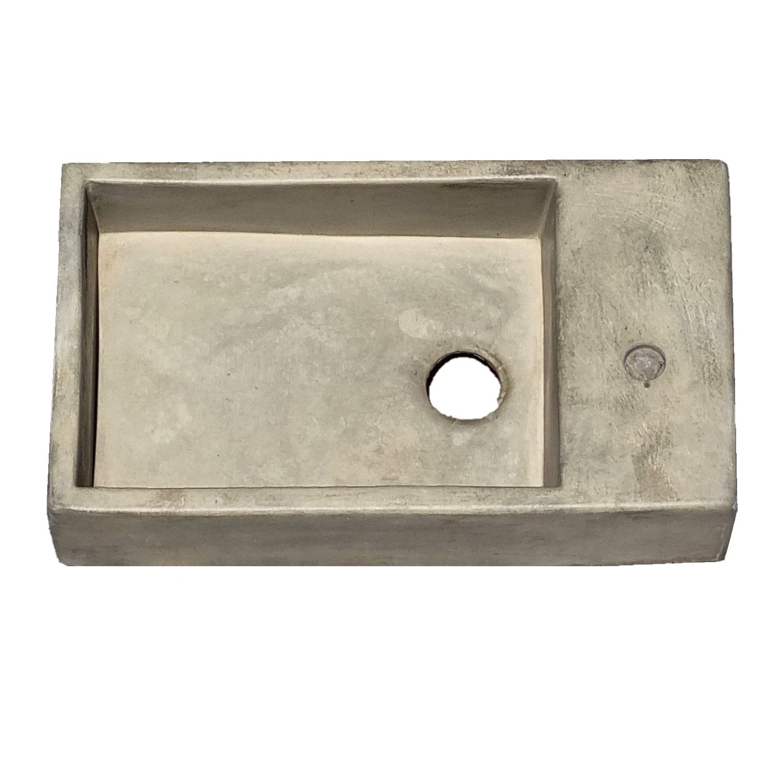 Sandstone Indoor & Outdoor Basin 420 x 240 x 115mm - Stone sink | LEROY ...