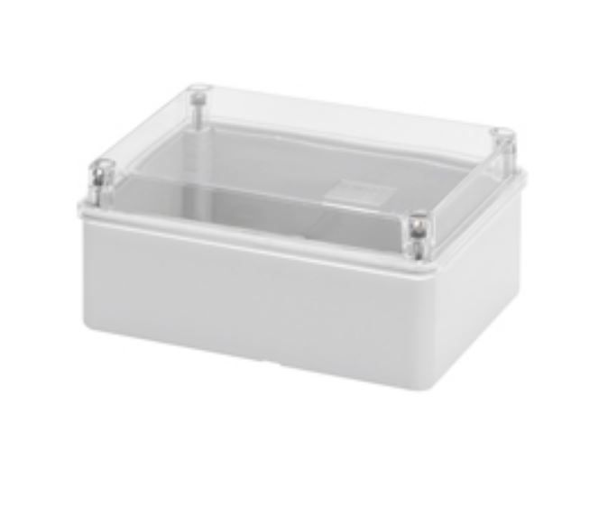 Enclosure Clear Lid 150x110x70 IP56