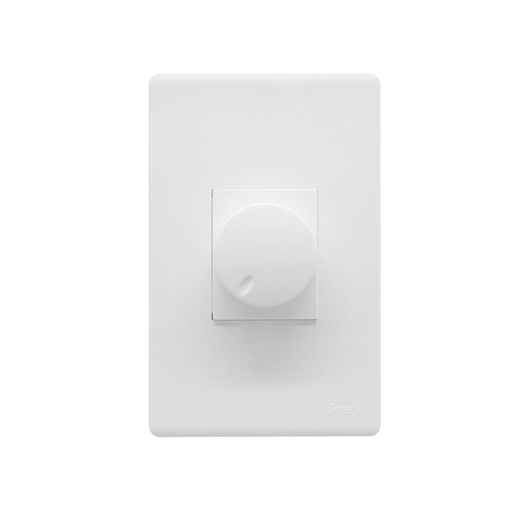 SYNERJI LIGHT DIMMER DIAL SWITCH DECO 4X2 - White | Leroy Merlin South ...