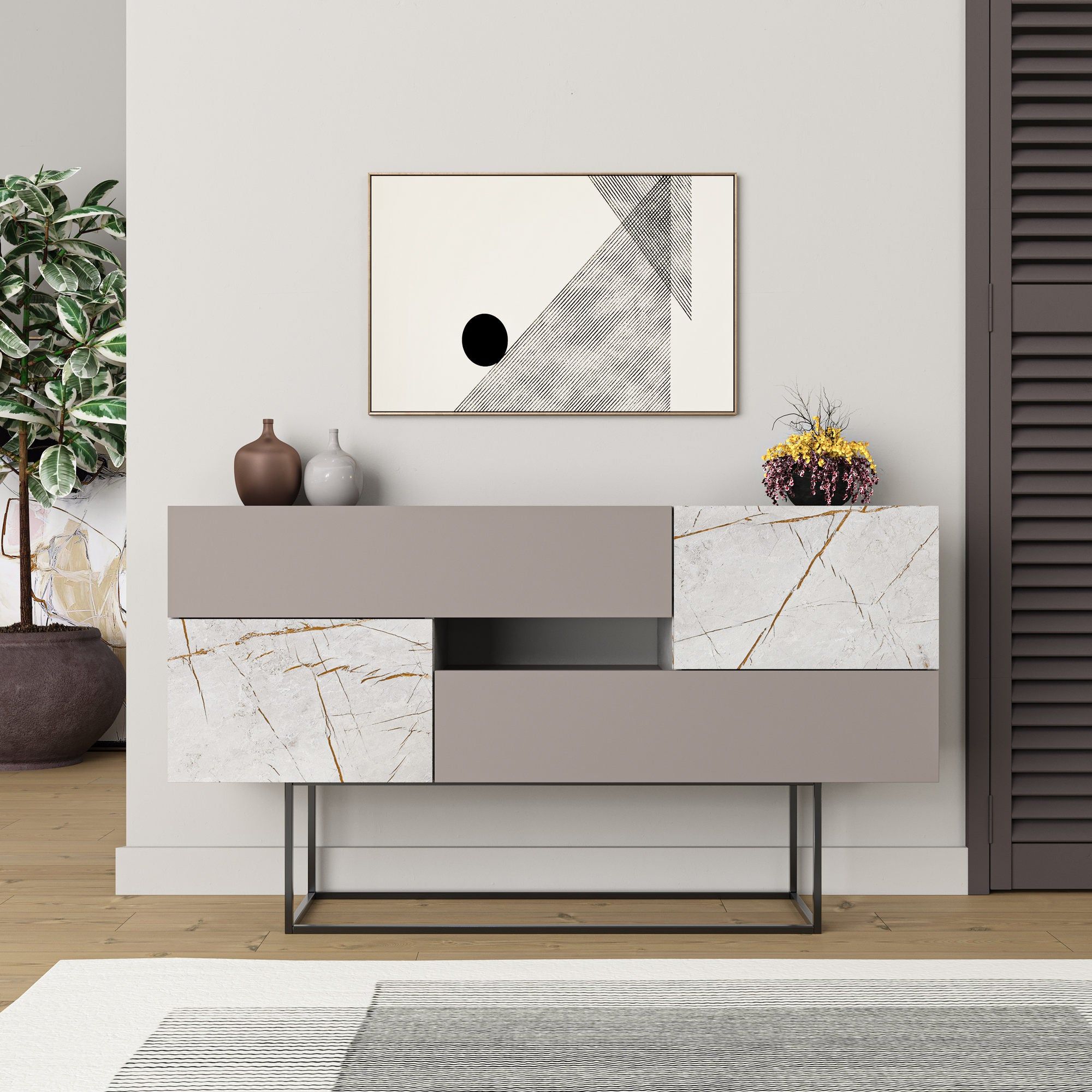 Console Table Eros - Light Mocha, Lagina | Leroy Merlin South Africa