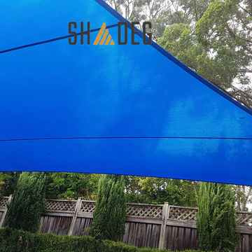 Shade Sail Blue Shadeg Ultrablock 325GSM 600cm ×500cm Rectangle | LEROY ...
