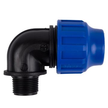 Male Compression Elbow - 63mm x 2.5 Inch | Leroy Merlin South Africa