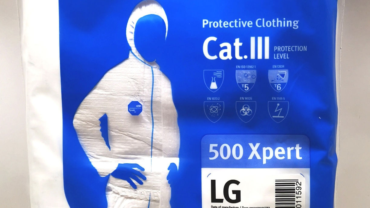 Tyvek 500 Xpert Protective Disposable Suit Double Extra Large - 2 Pack ...