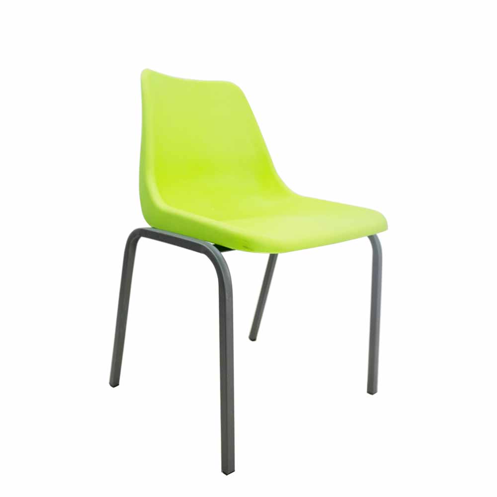 Vividitto - Adult School Chair Steel Frame - Lime