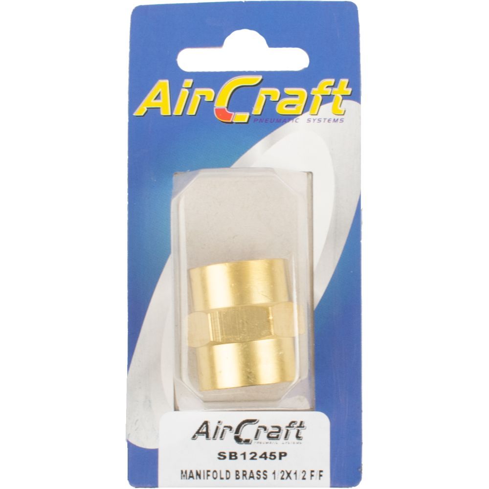 AirCraft - Manifold Brass 1/2 x 1/2 F/F 1 Piece Pack | Leroy Merlin ...