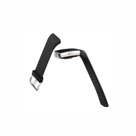 Fitbit Charge 2 Silicon Band - Adjustable Replacement Strap - BLACK ...