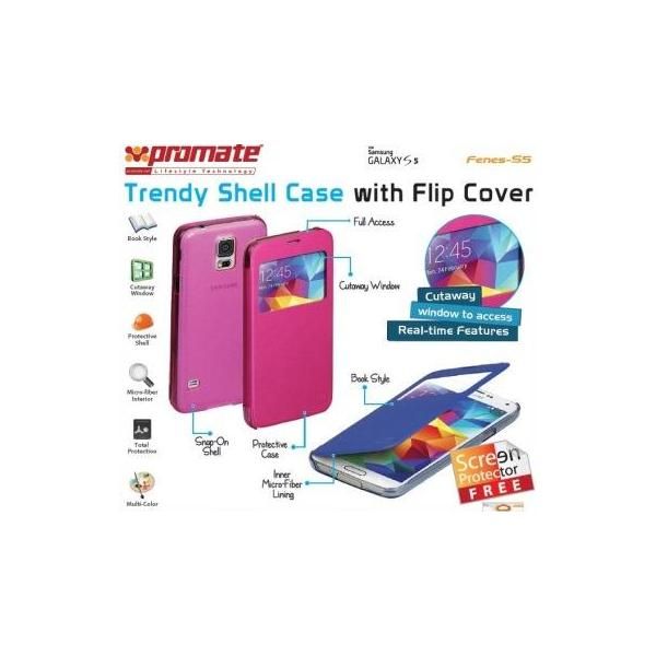 Promate Fenes S5 Bookcover with window Colour:Pink | LEROY MERLIN South ...