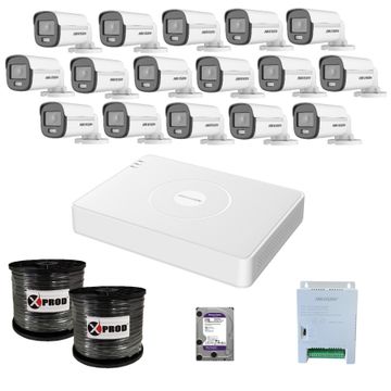 Hikvision 16 Channel 1080p ColorVu Smart Hybrid Complete Kit | Leroy ...