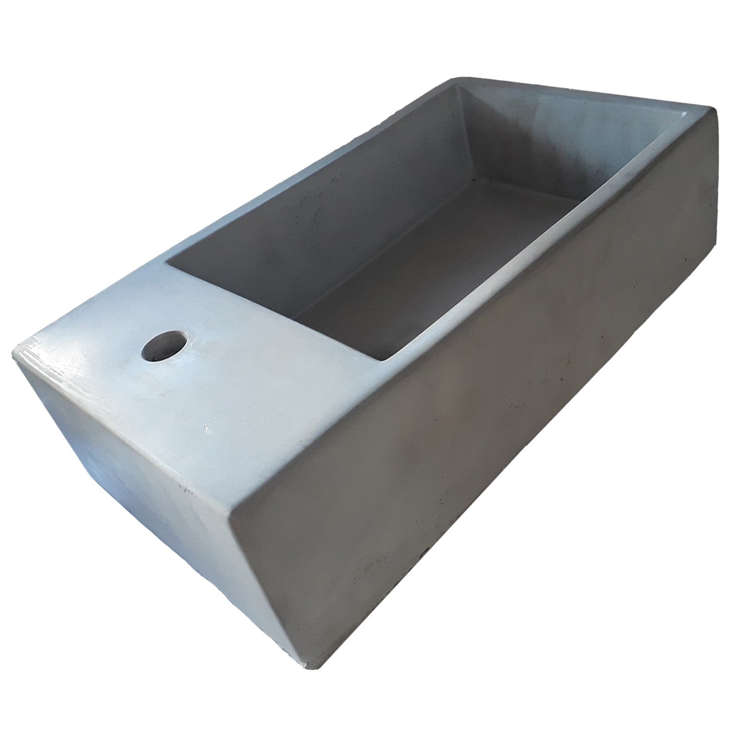 Grey Concrete basin / sink 420 x 240 x 115mm High Quality concrete ...