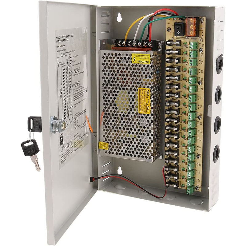 18 Channel 12V DC CCtv Power Supply 30A | LEROY MERLIN South Africa