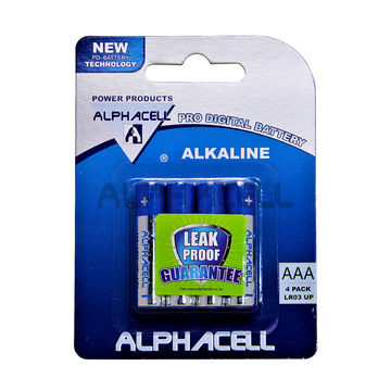 Alkaline PRODIG AAA LR03 4pc- ALPHACELL CARDED | LEROY MERLIN South Africa