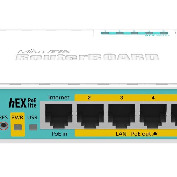 Mikrotik Hex Poe Lite 5 Port Ethernet 4 Poe Router Rb750Upr2 | Leroy ...
