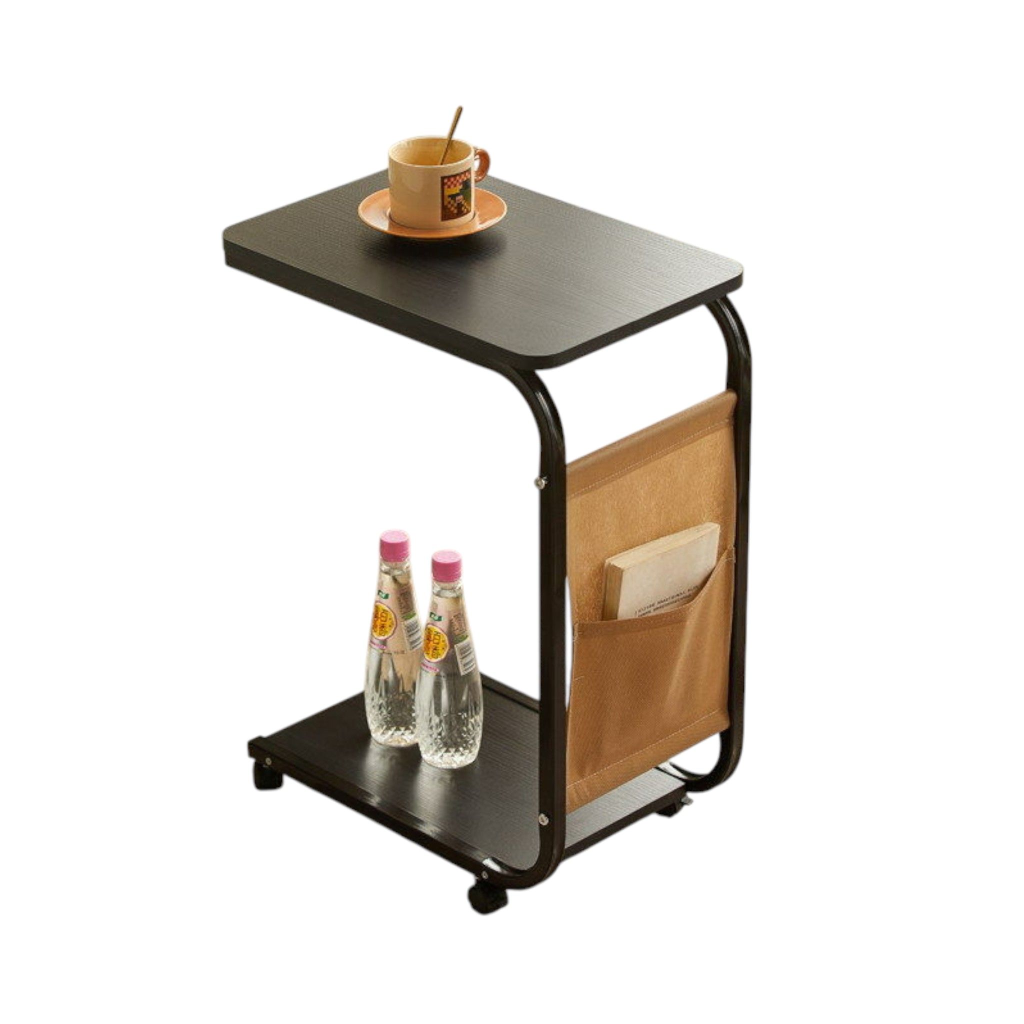 Portable C-Shaped Square Side Table - BLACK | Leroy Merlin South Africa