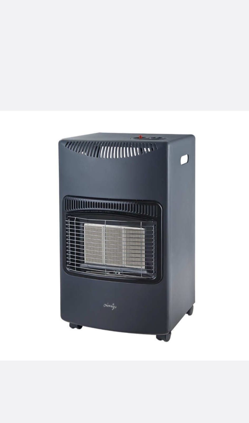 3-panel portable gas heater